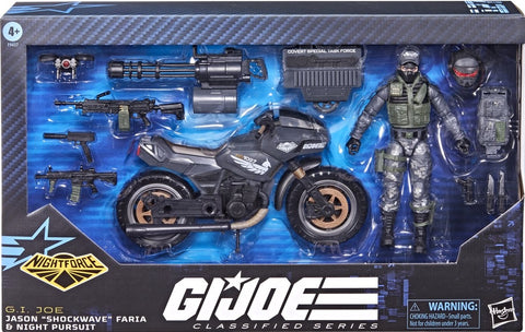 Night Force Jason "Shockwave" Faria & Night Pursuit Cycle G.I. Joe ...
